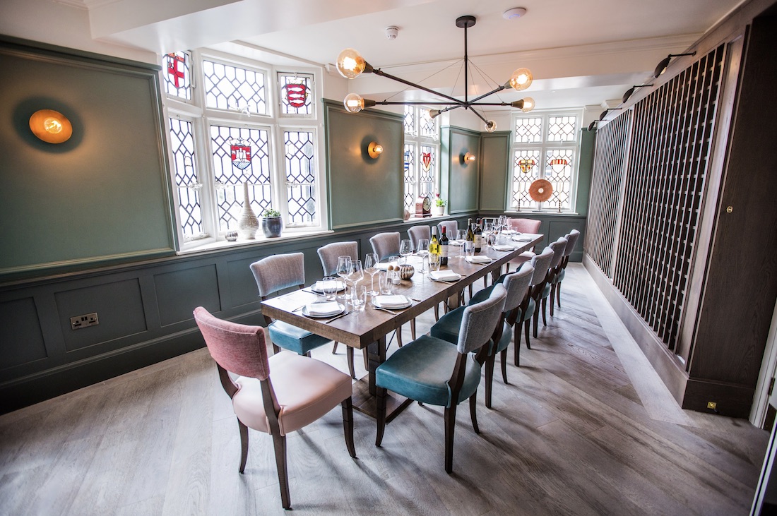 Dining rooms at Clarette restaurant – Marylebone - London