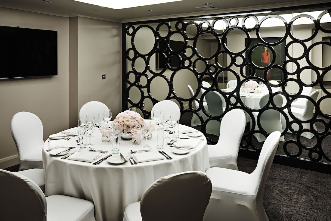 Private dining at Radisson Blu Edwardian Vanderbilt Hotel