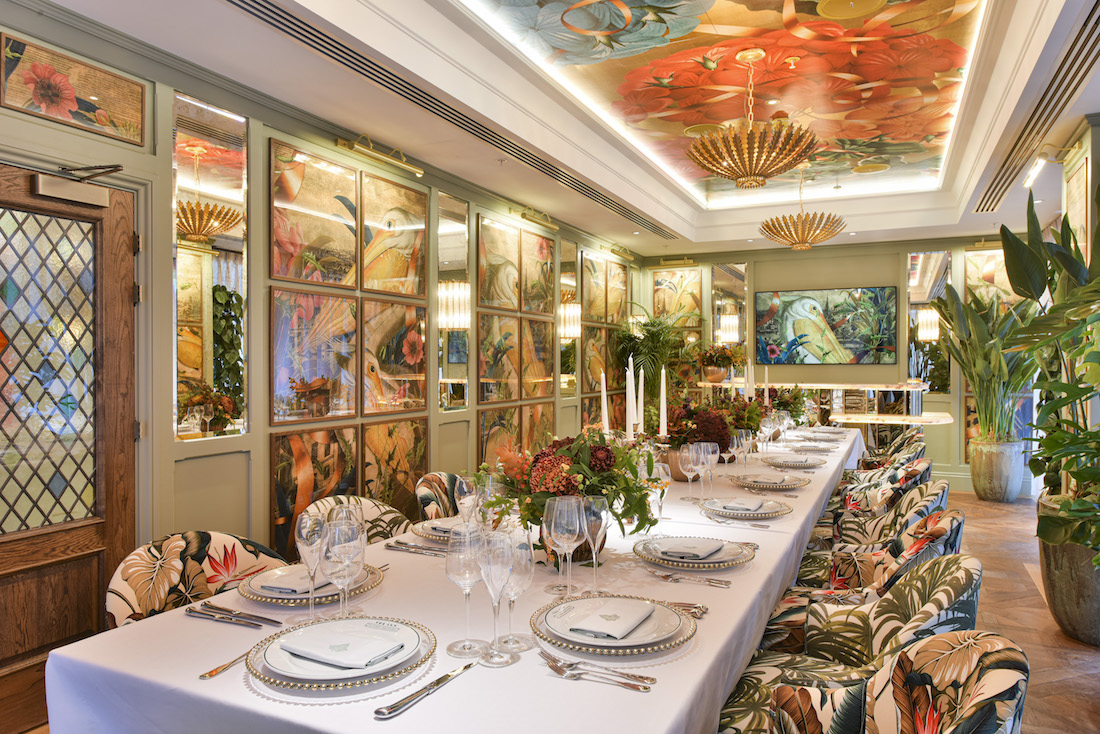 Private dining room at The Ivy Victoria - London SW1