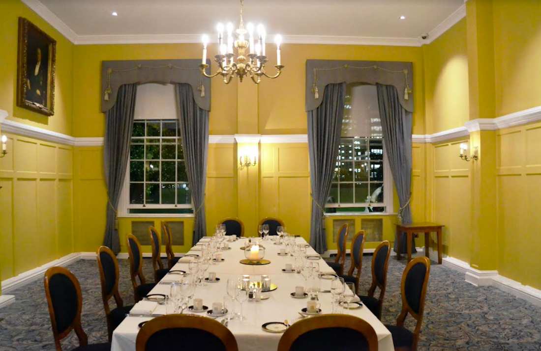 The HAC Private Dining Rooms in London EC1Y 2BQ