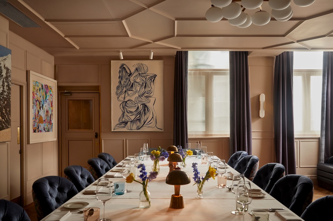 Private dining rooms at The Groucho Club - Soho - London W1