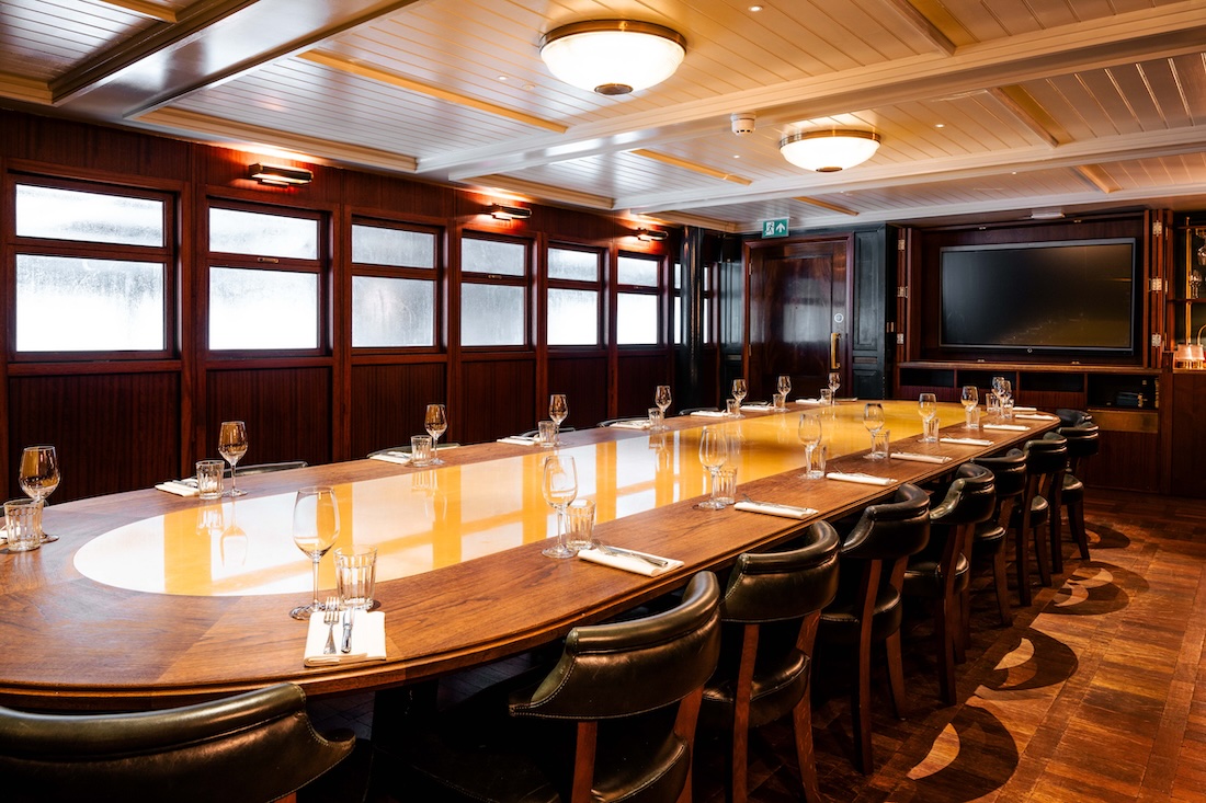 Hawksmoor Wood Wharf Private Dining Room | London E14