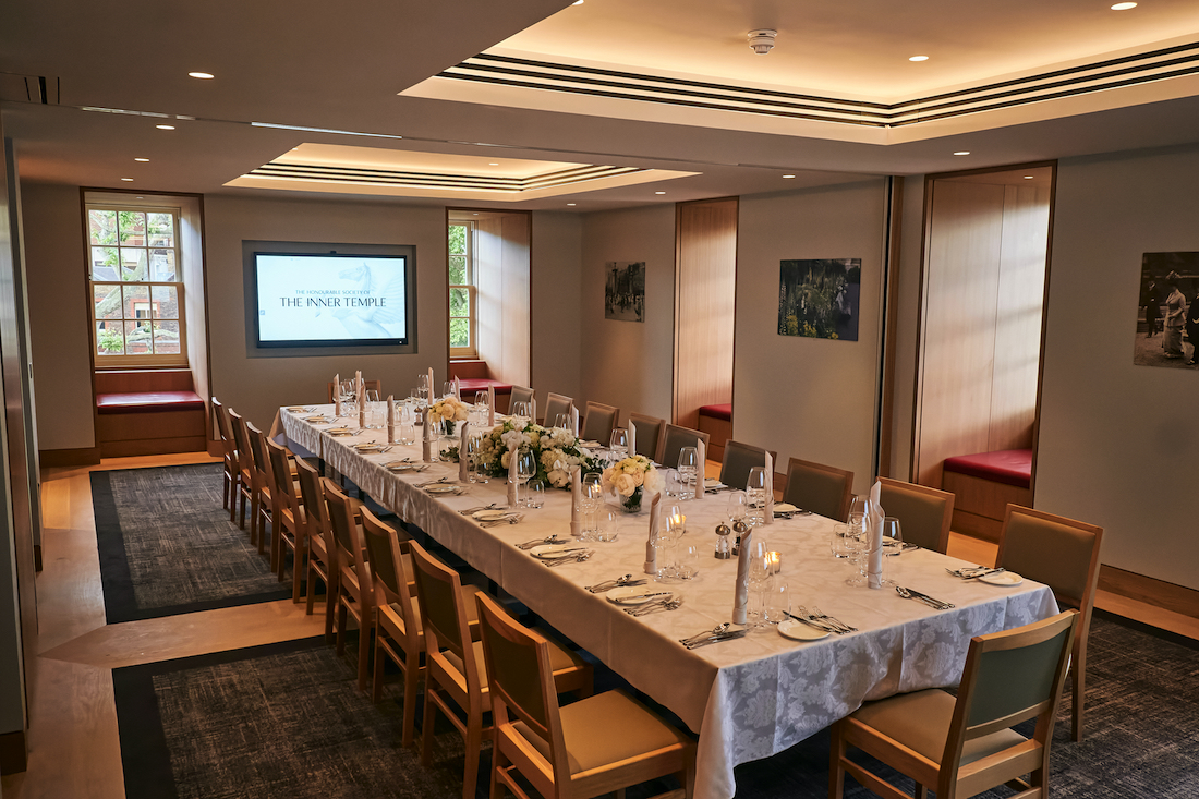 20% Off Room Hire When You Book at The Inner Temple - Private Dining Rooms