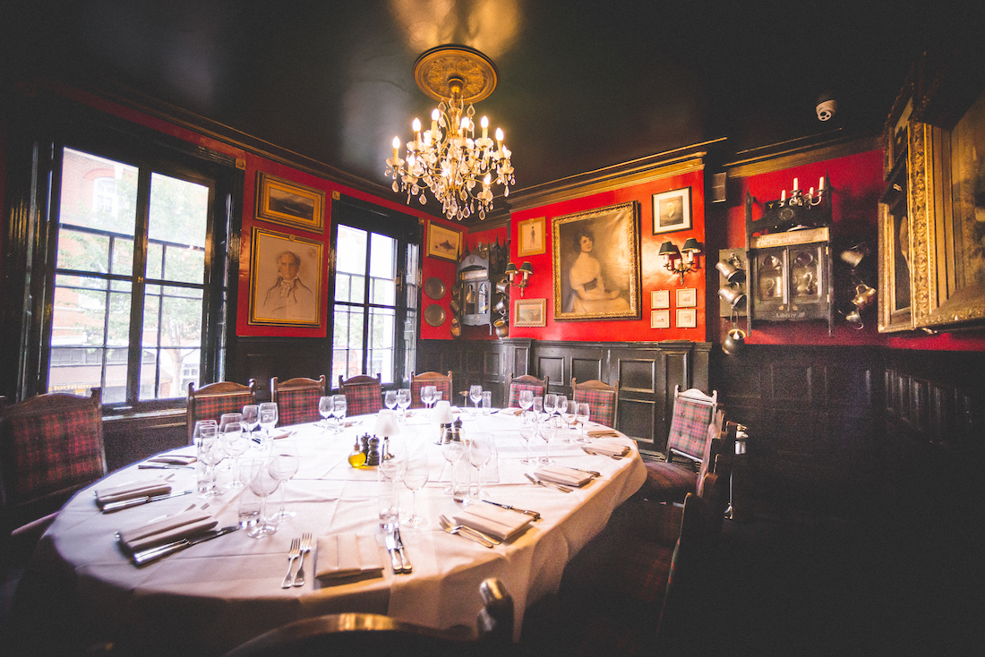 Private dining events at Boisdale of Belgravia - London SW1