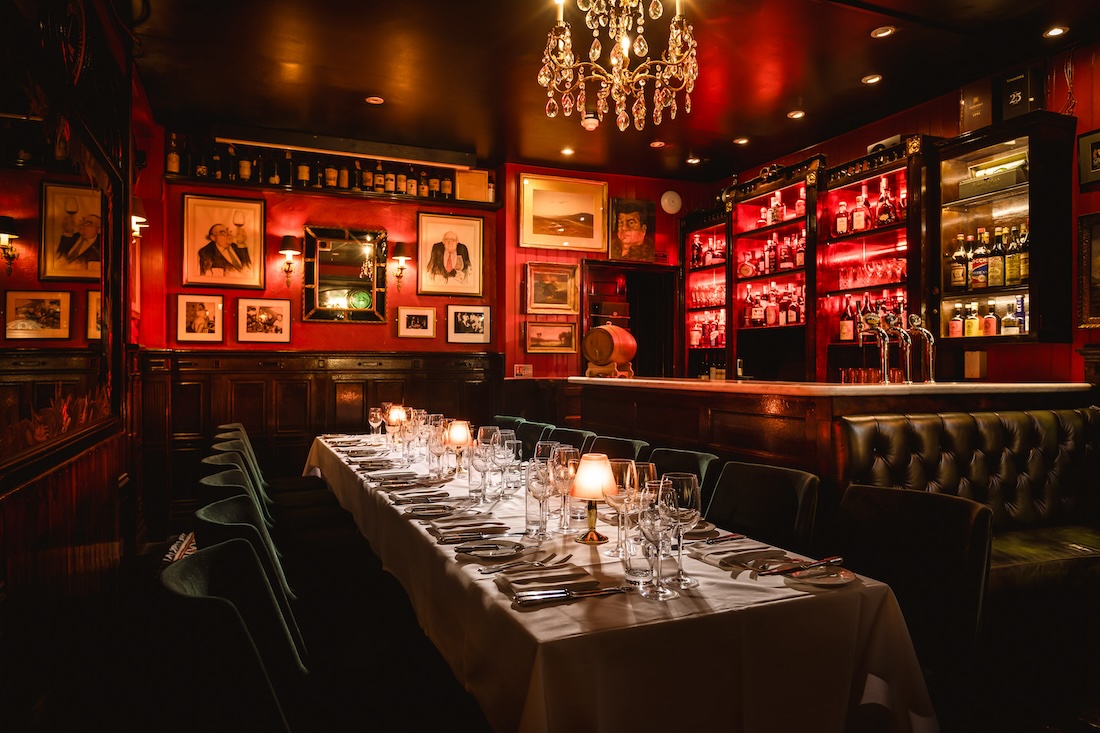 Private dining at Boisdale of Canary Wharf - London E14