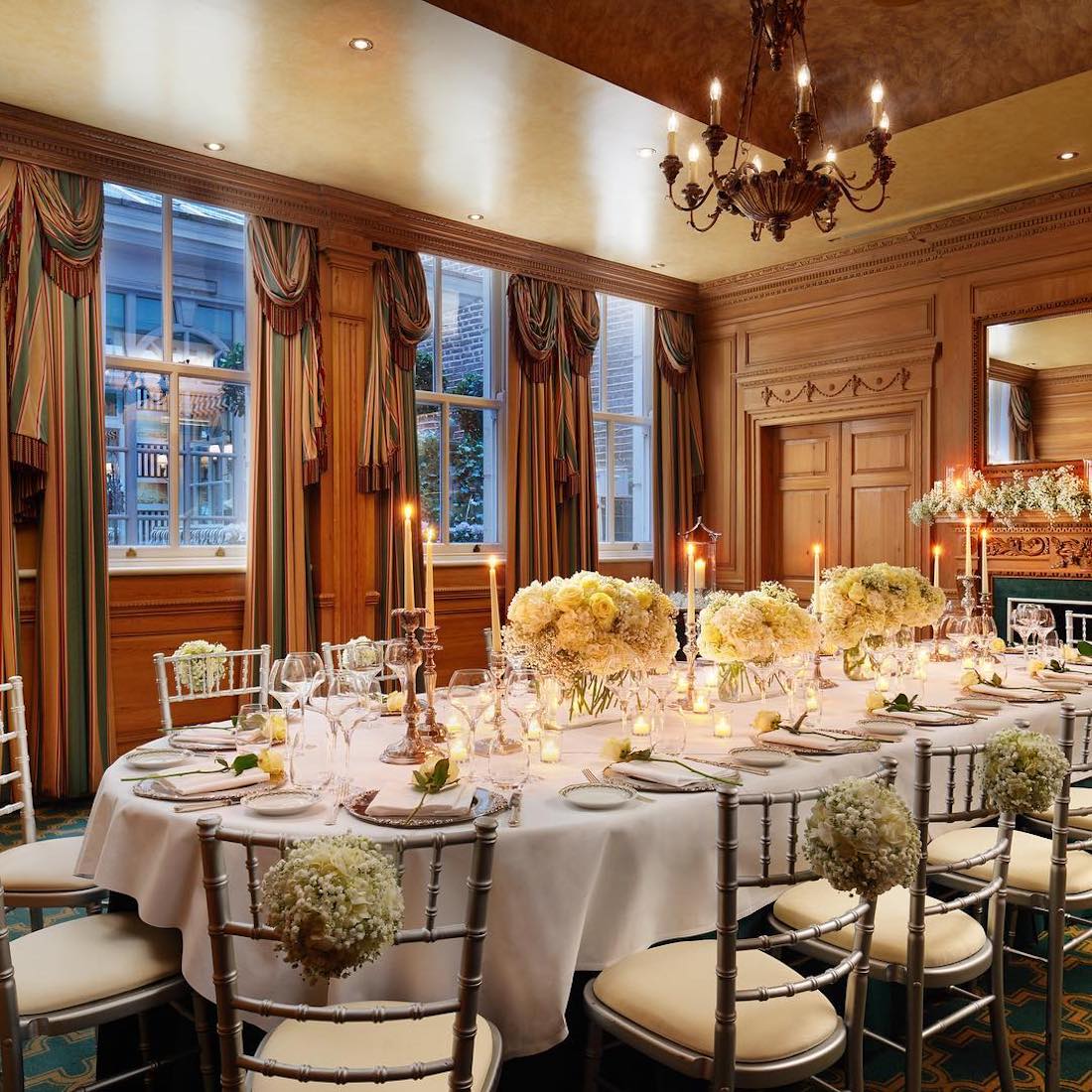 Private dining at The Milestone Hotel Kensington - London W8