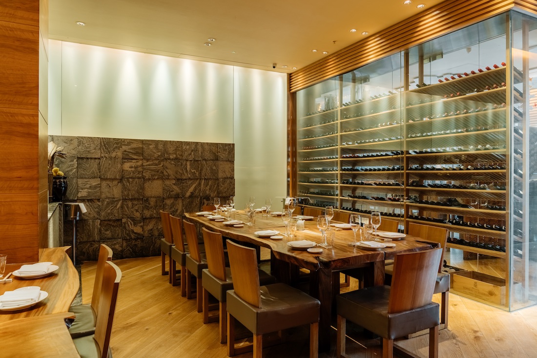 Private dining rooms at ROKA Canary Wharf - London E14