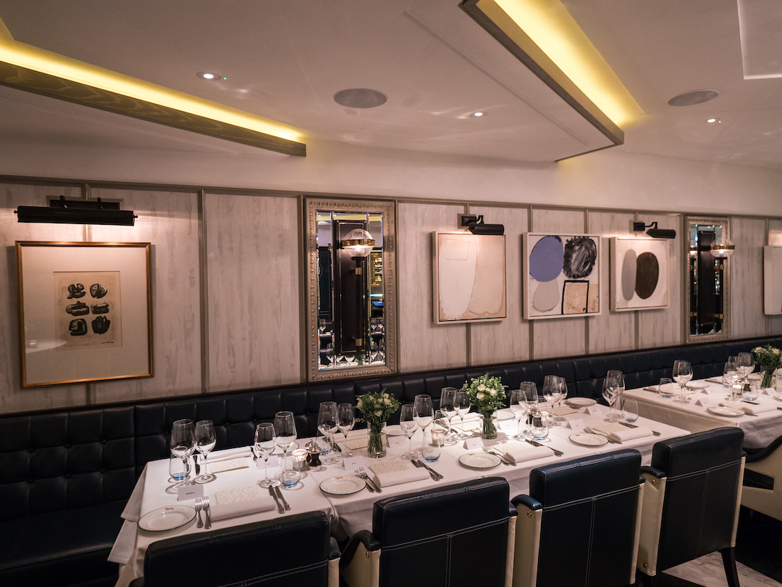 Private dining room at Margot - Covent Garden - London WC2