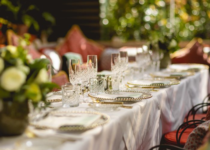 The Glasshouse private dining room at The Ivy Chelsea Garden